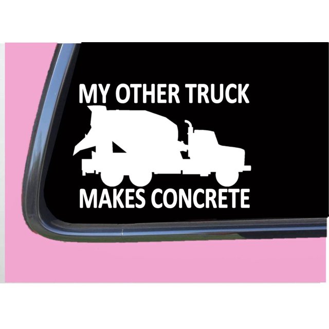 Concrete Sticker 8" Decal tp 1208 Other Ride Truck finisher ready mix ...