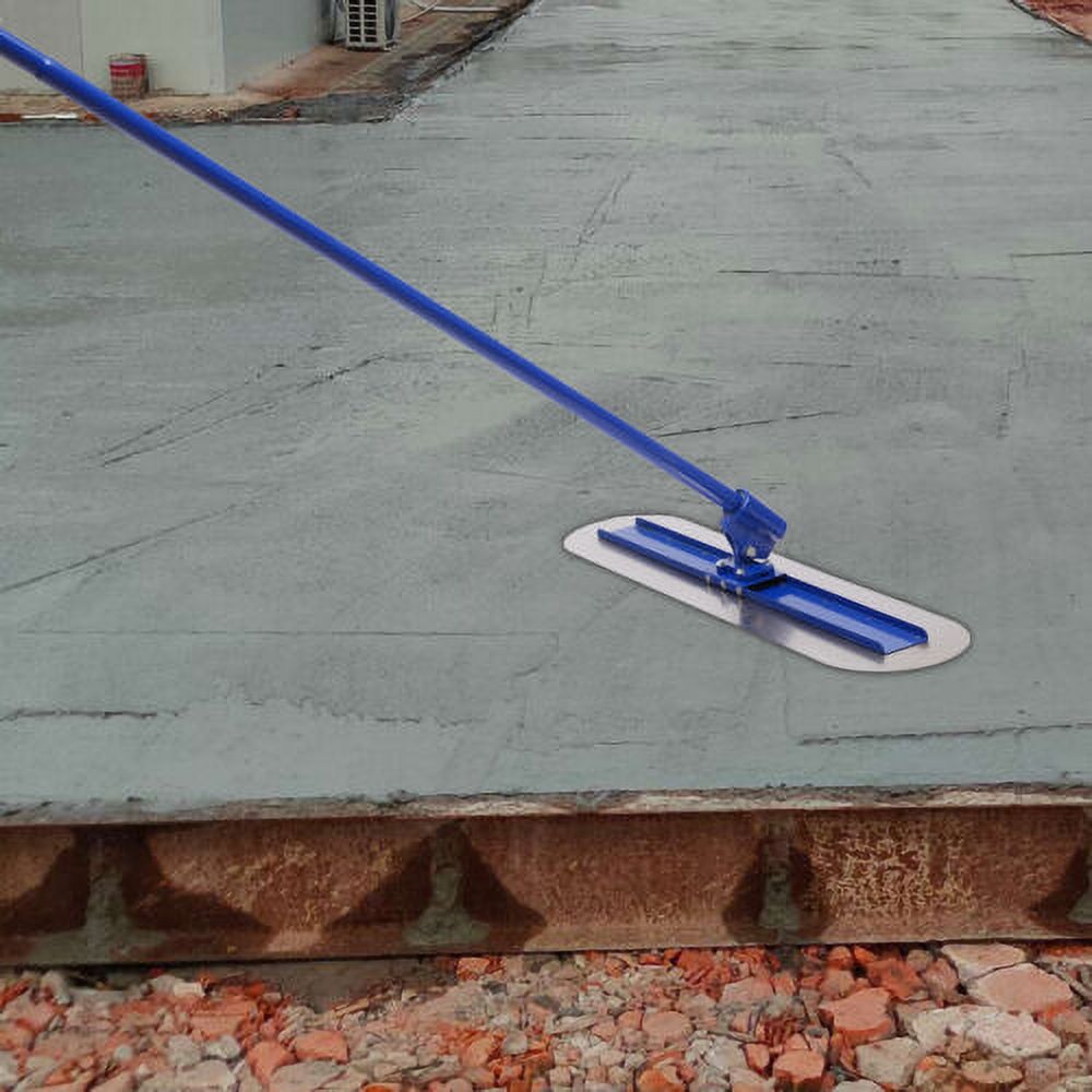 Concrete Trowel Cement Finishing Tool Round End Stainless Steel 48 x 8 ...