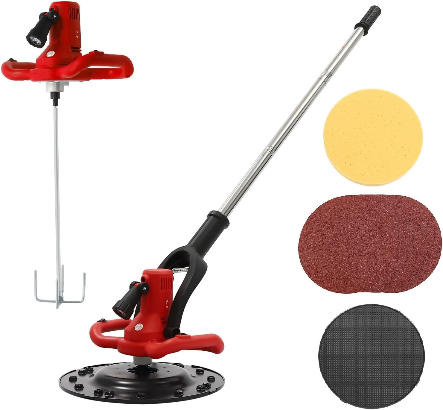 Concrete Trowel with Mixing Rod, Concrete Mixer, 80-200RPM Wall ...