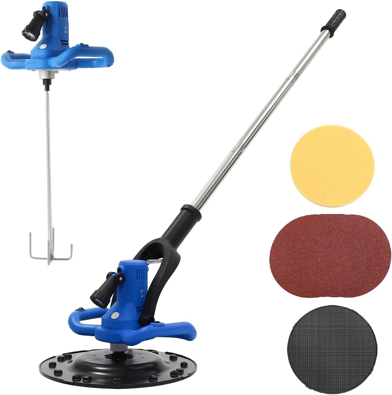 Concrete Trowel with Mixing Rod, Concrete Mixer, 80-200RPM Wall ...