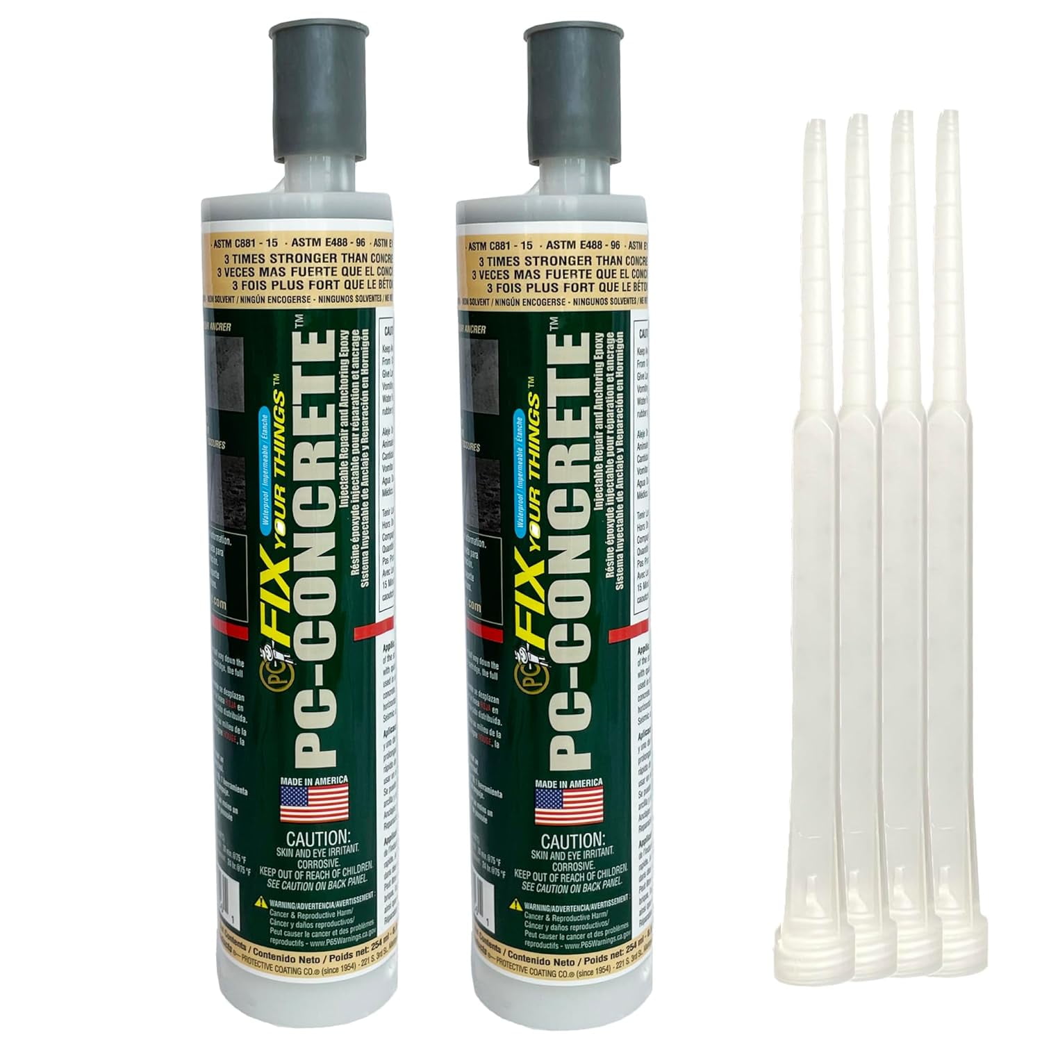 Concrete Two-Part Epoxy Adhesive Paste for Anchoring and Crack Repair ...