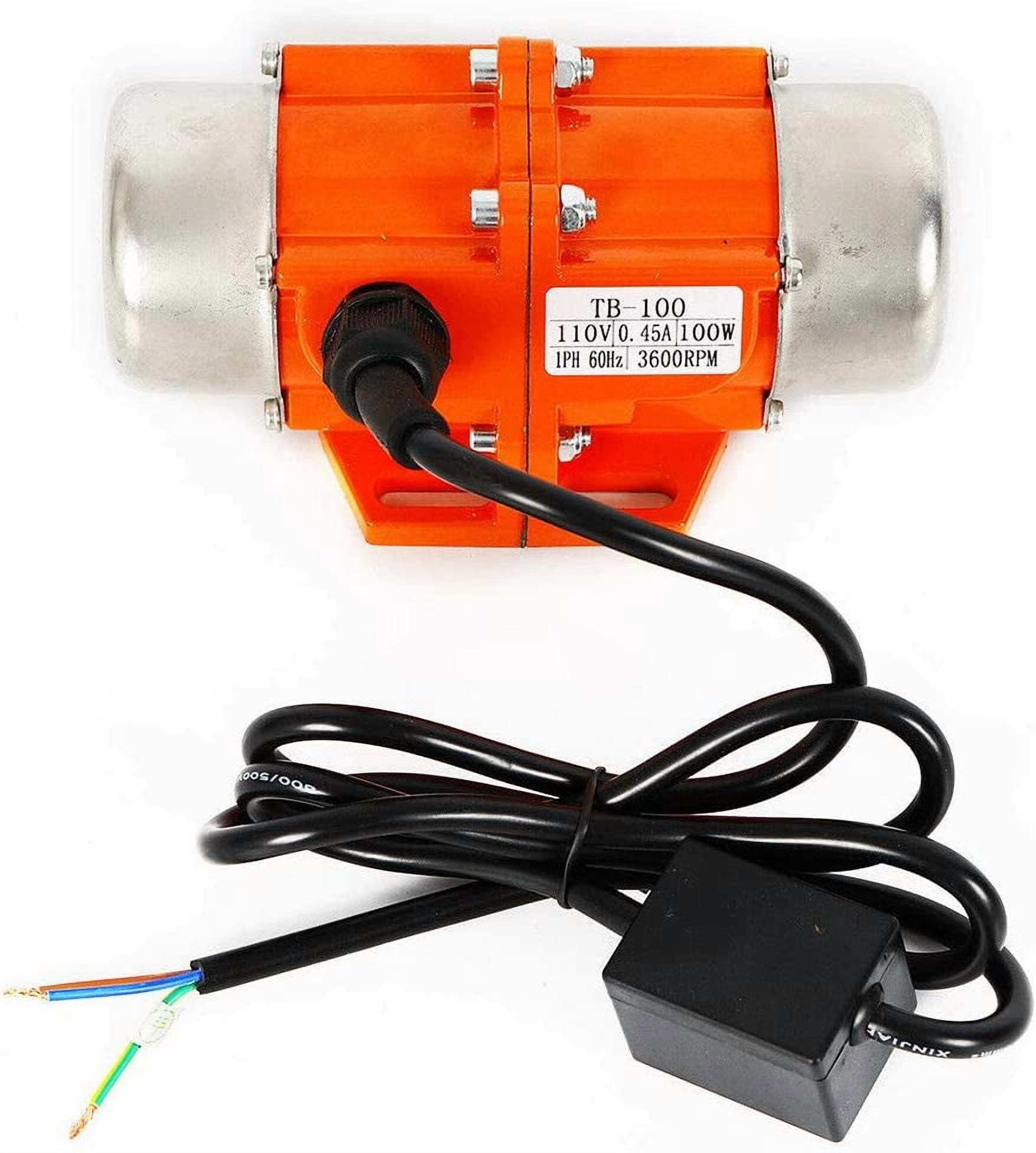 Concrete Vibrator Vibration Motor AC 110V 100W Electric Vibrating Motor ...