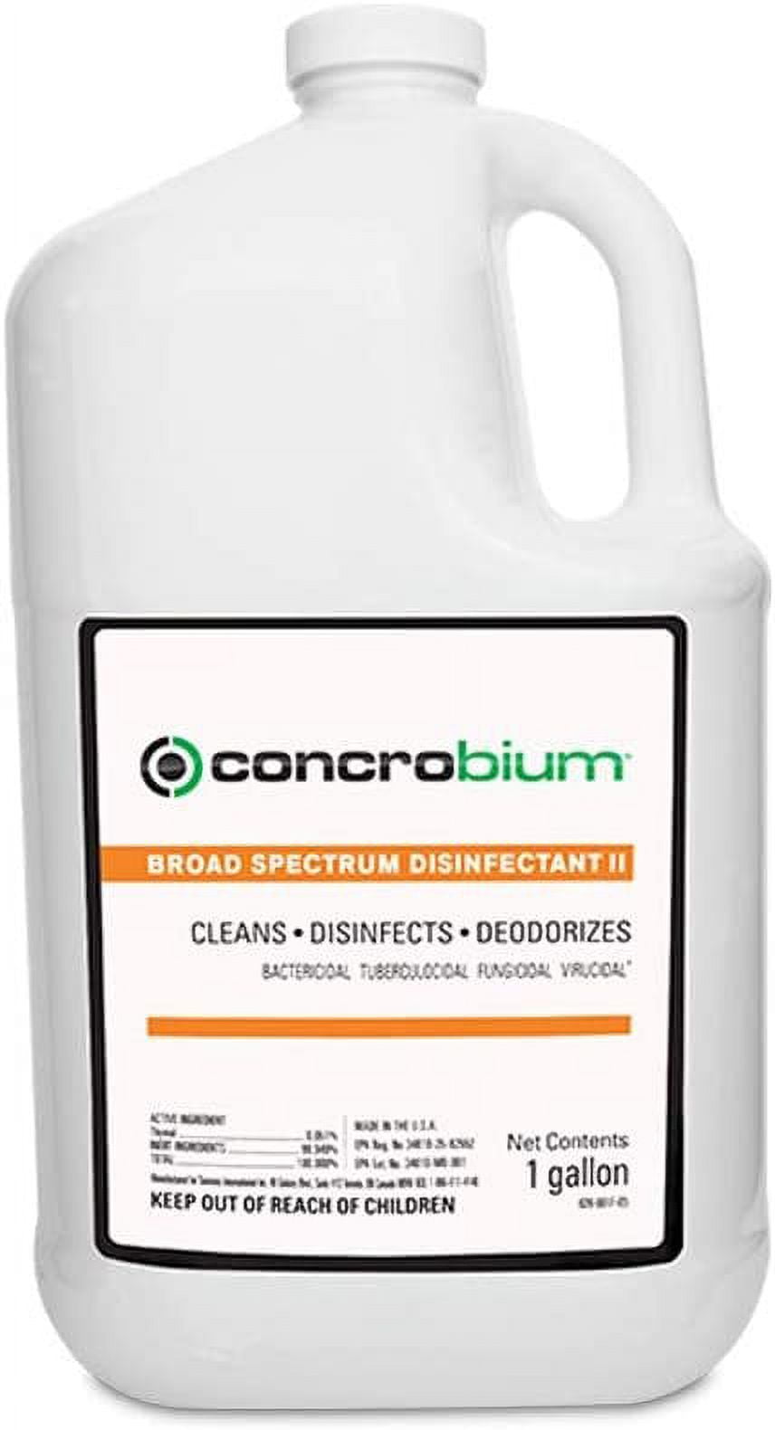 Concrobium Broad Spectrum Botanical Disinfectant, 1 Gallon, EPA ...