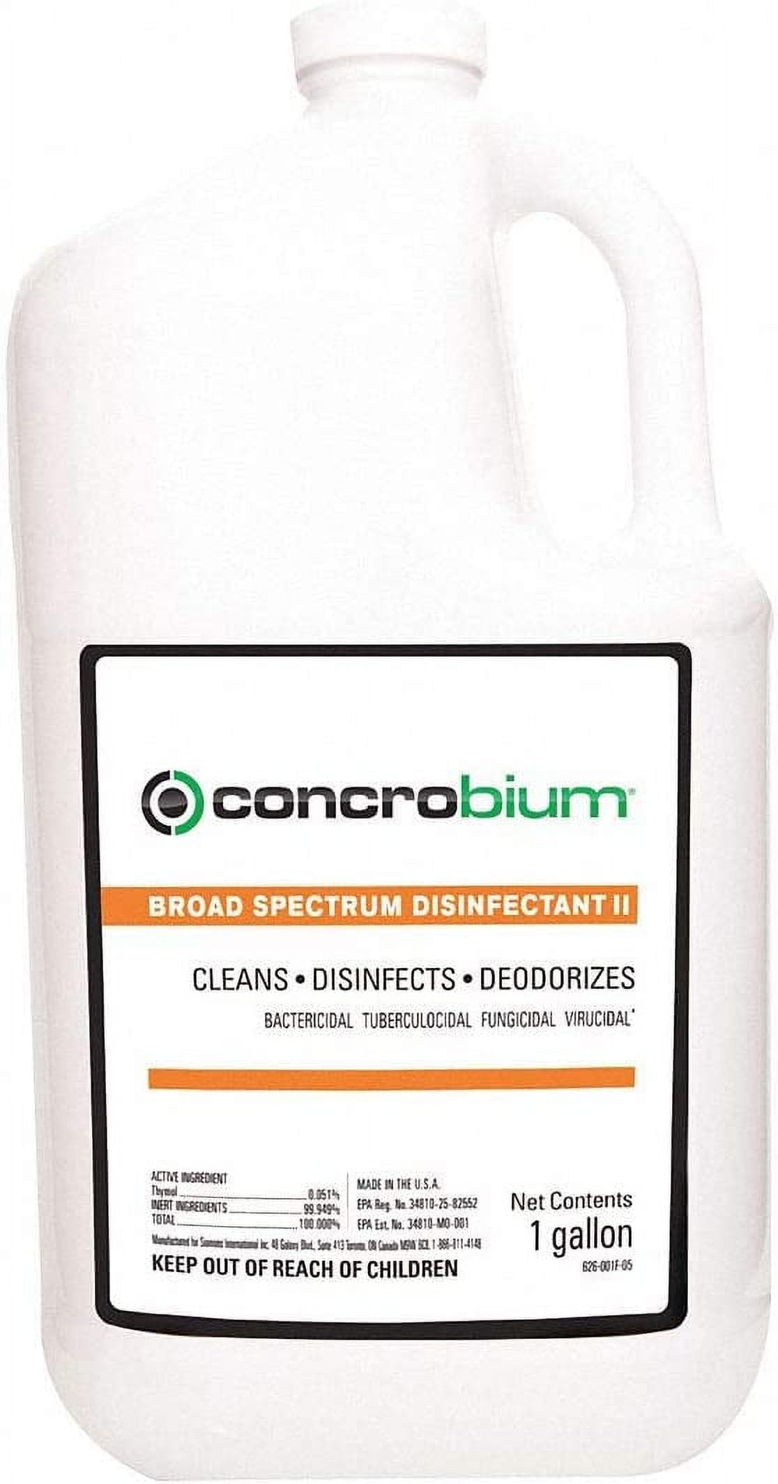 Concrobium Broad Spectrum Disinfectant II, 1 Gallon - Walmart.com