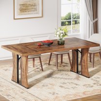 Tribesigns Dinning Room Table for 8 People, 6ft Wooden Dining Table ...