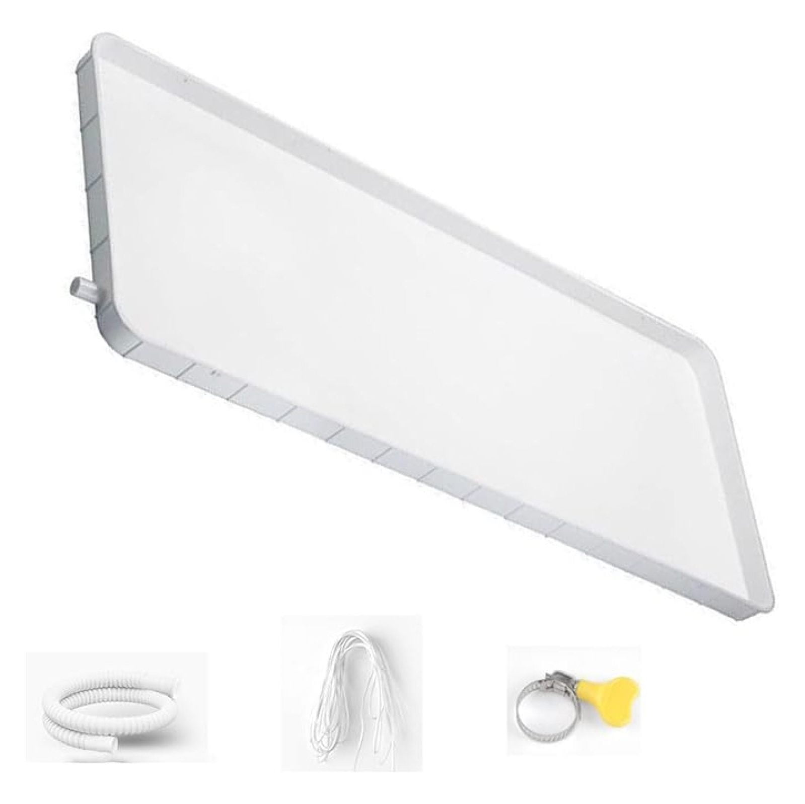 Condensate drain pan, hvac drain pan, With flow design, Keeps floors ...