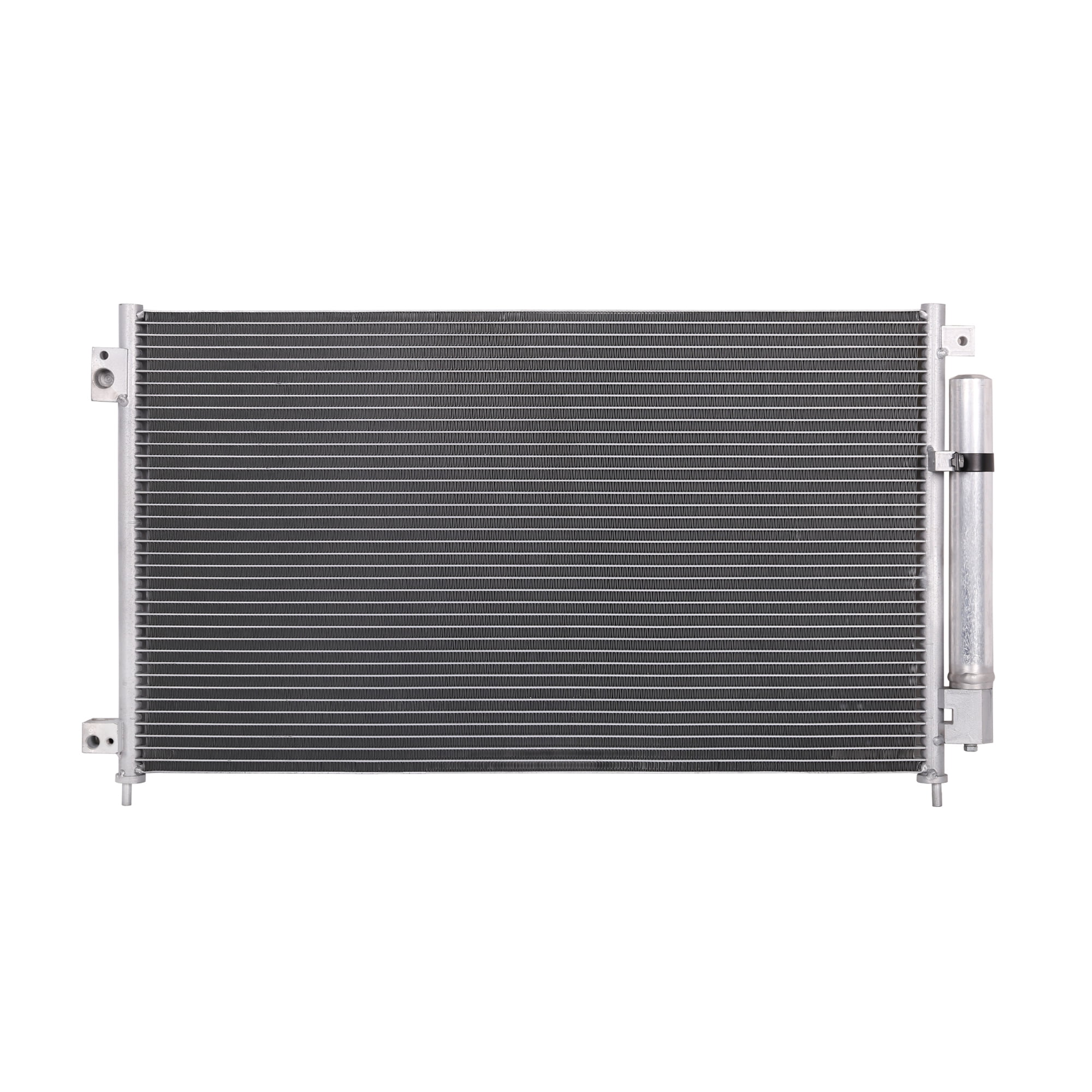 Condenser Aluminum Block Fitting Inlet Outlet Unpainted-A/C Condenser ...