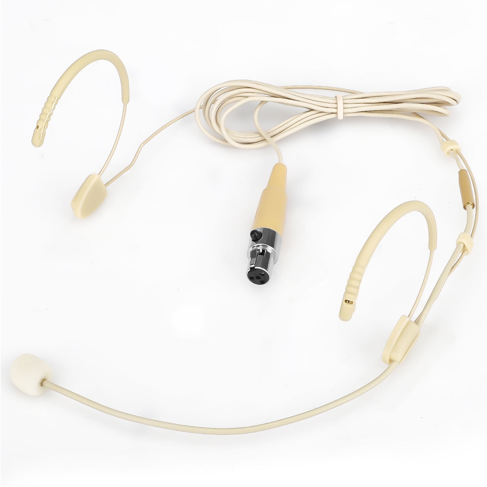 Condenser Headworn Headset Microphone, 3.5mm Plug Over-Ear Microphone w ...