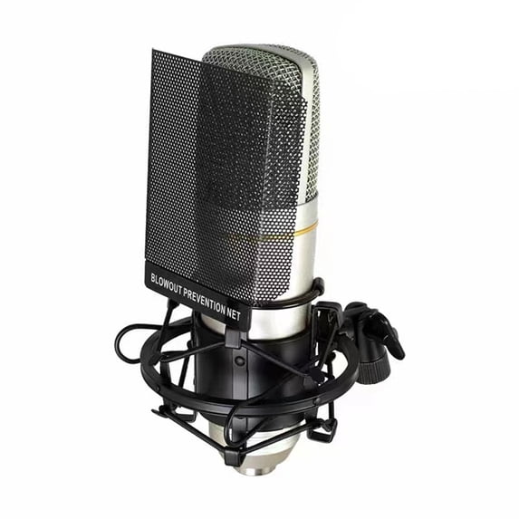 Condenser Microphone Large Diaphragm Mic for Vocal Recording Podcasting ...