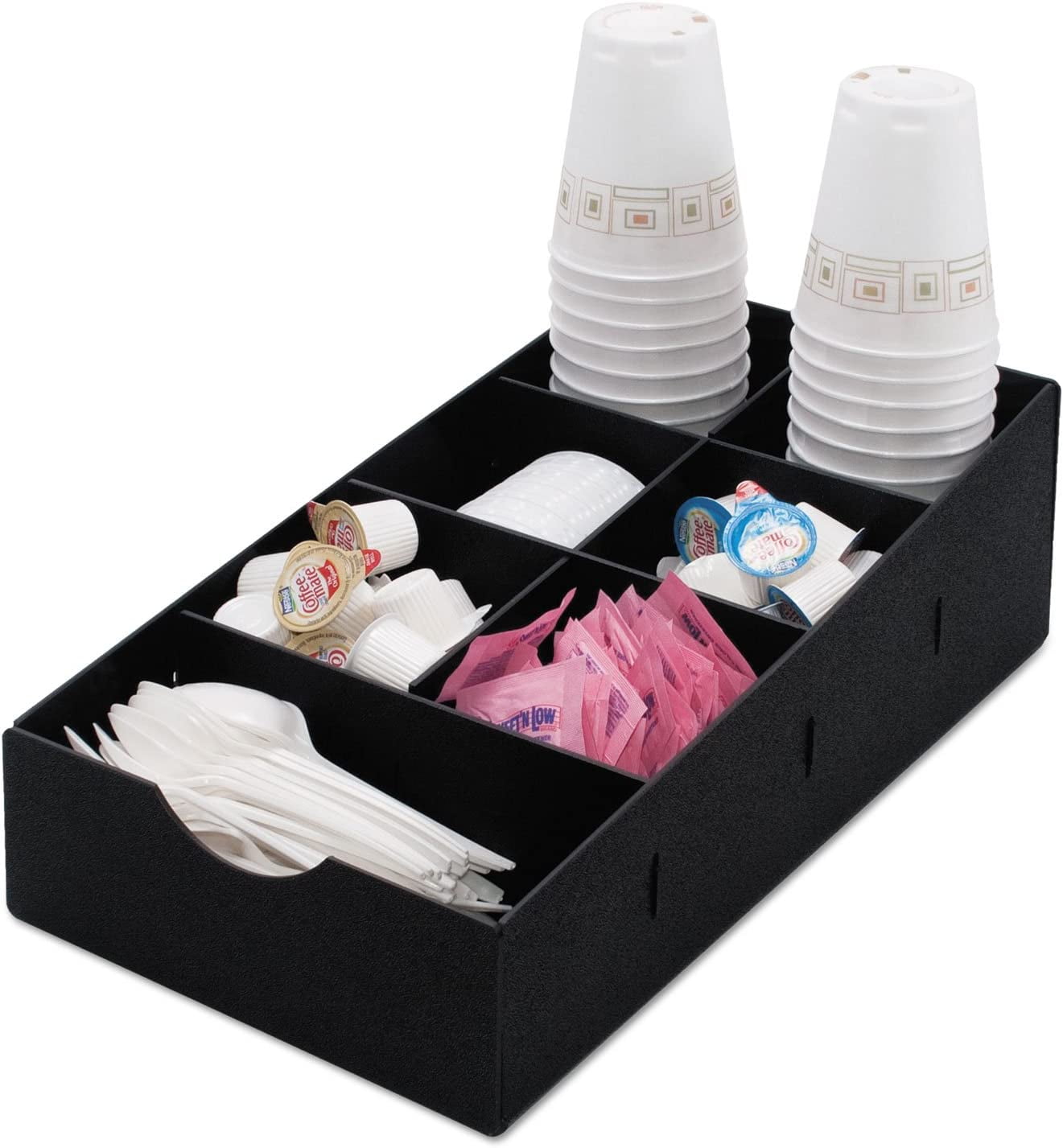 Condiment Caddy, Single Level, 8.75 x 16 x 5.25 Inches, Black ...