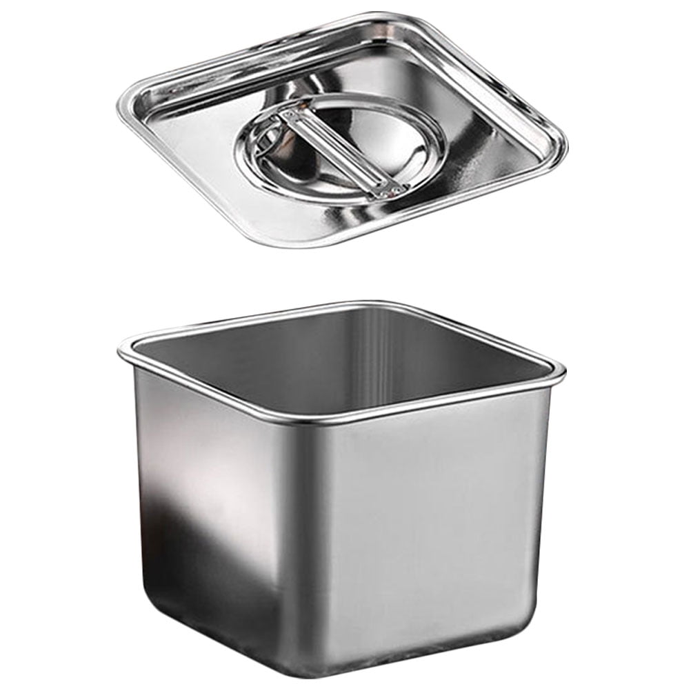 Condiment Case Stainless Steel Seasoning Storage Jar Kitchen Spice Box ...