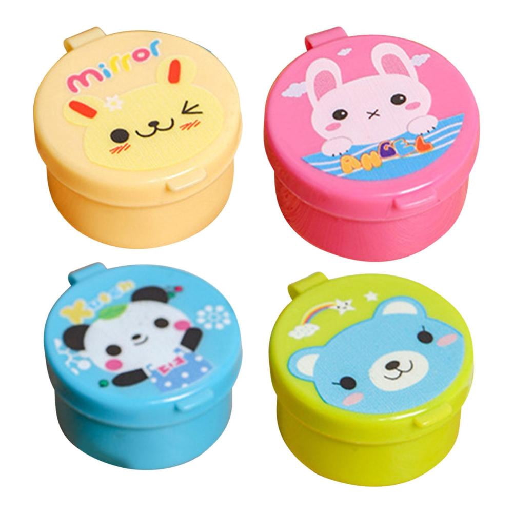 Condiment Containers with Lids | Leak-proof Mini Travel Cartoon Sauce ...