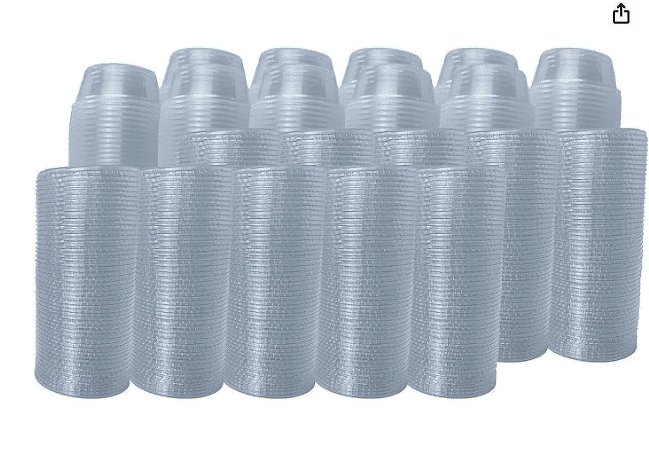 Condiment Cups with Lids, 2oz (500 Sets, Bulk) Jello Shot Cups/Plastic ...