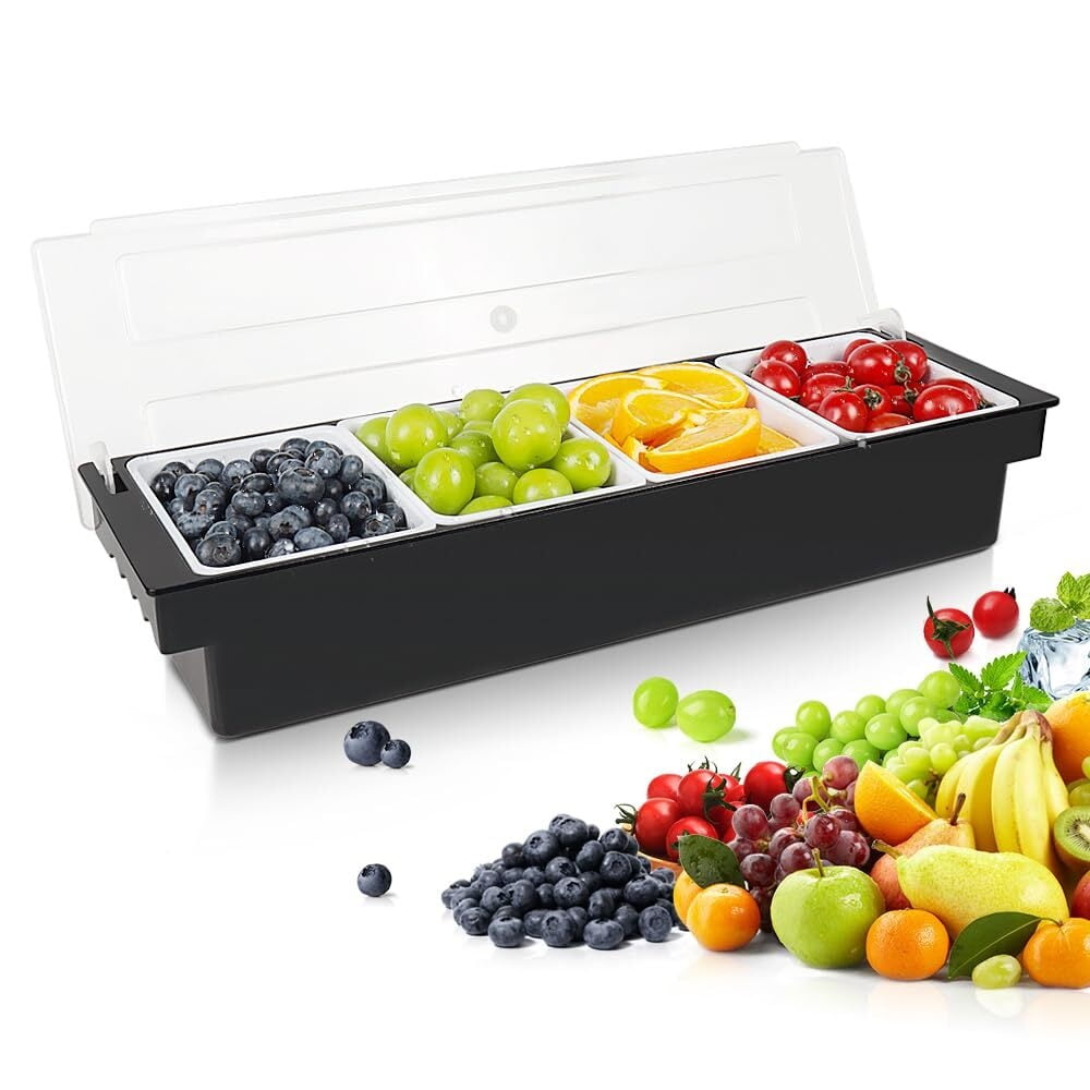 Condiment Garnish Caddy For Bartenders,Bar Garnish Caddy Tray Bar Fruit ...