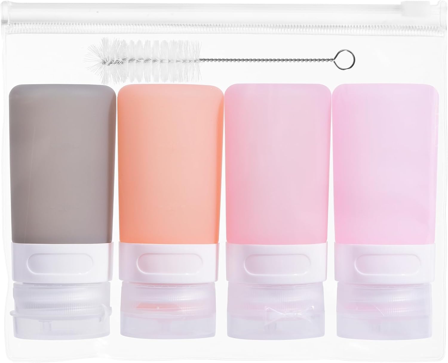 Condiment Squeeze Bottles for Sauces, 2-oz Mini Silicone Salad Dressing ...