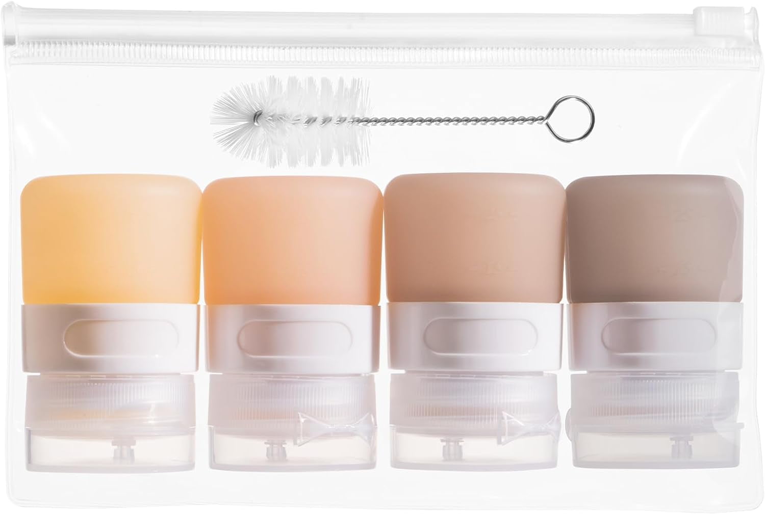 Condiment Squeeze Bottles for Sauces, 2-oz Mini Silicone Salad Dressing ...