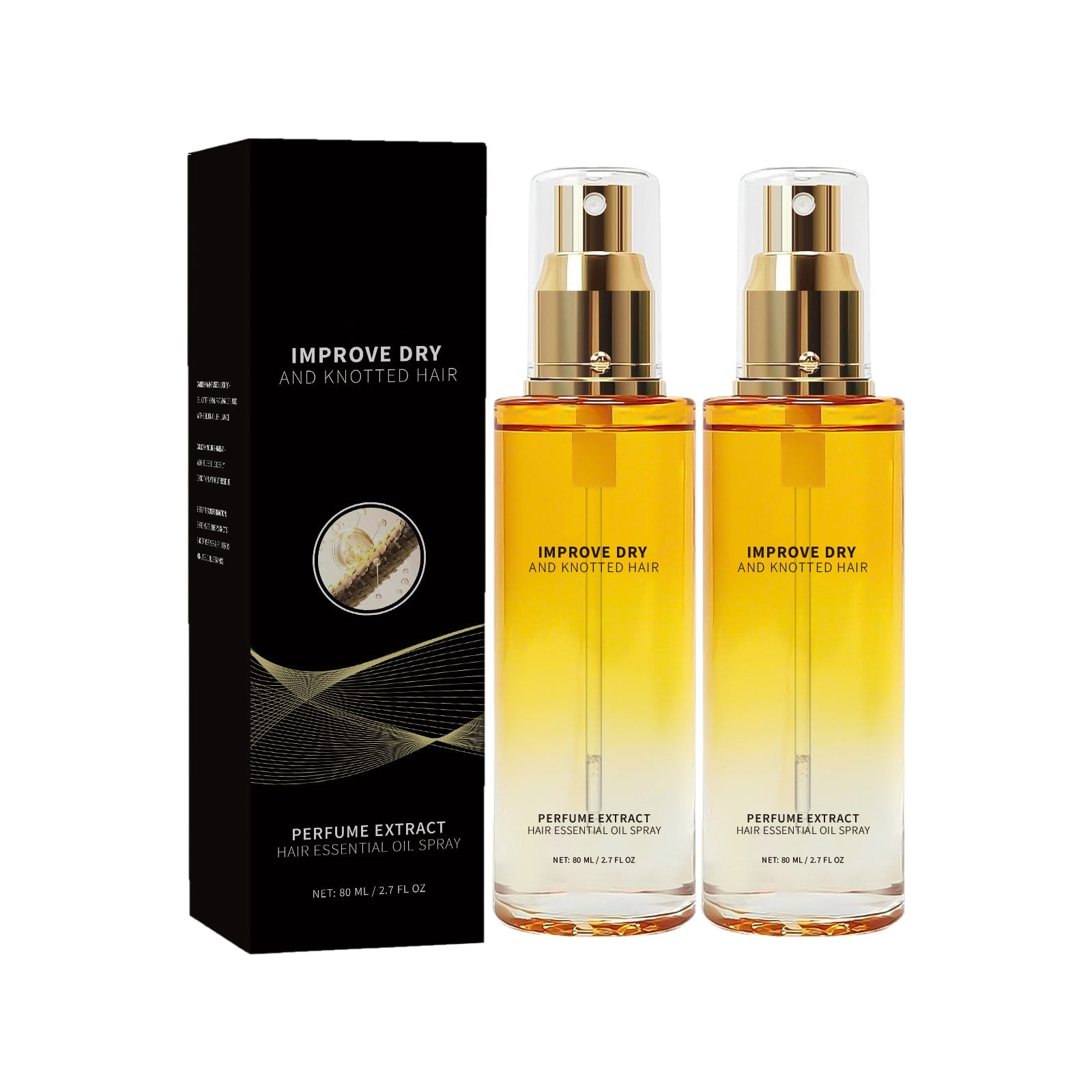 Condit♕ioning Oil Spray Scalp & Hair Stren♕gthener Leave-ln Conditioner Comf♕orting,Scented Hair ...