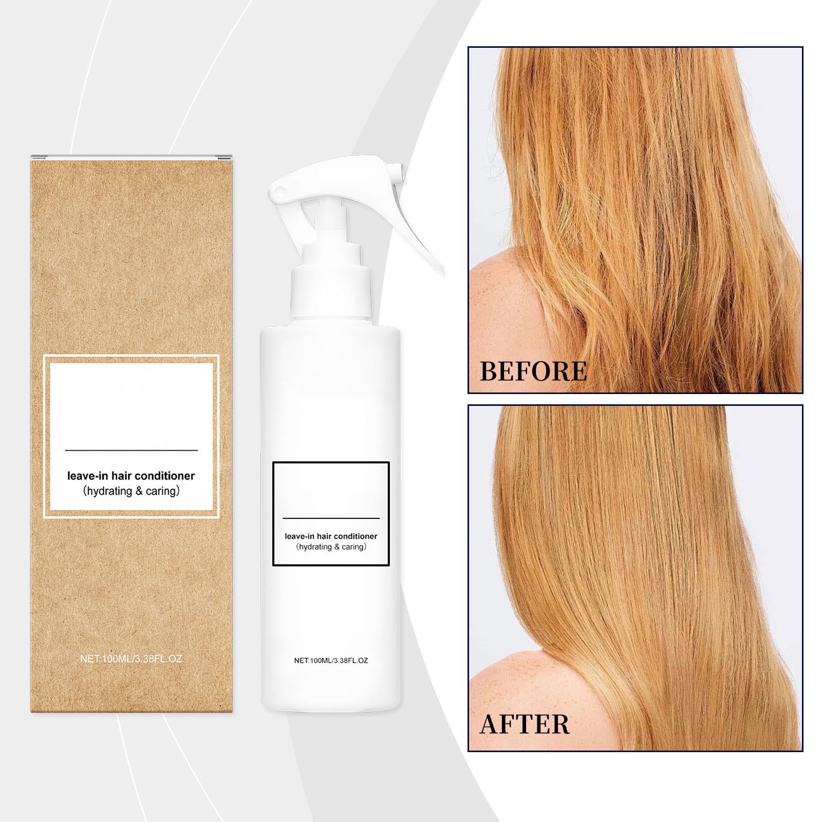 Conditioner Spray for Hair Breakage Prevention | Leave-In Nourishing ...