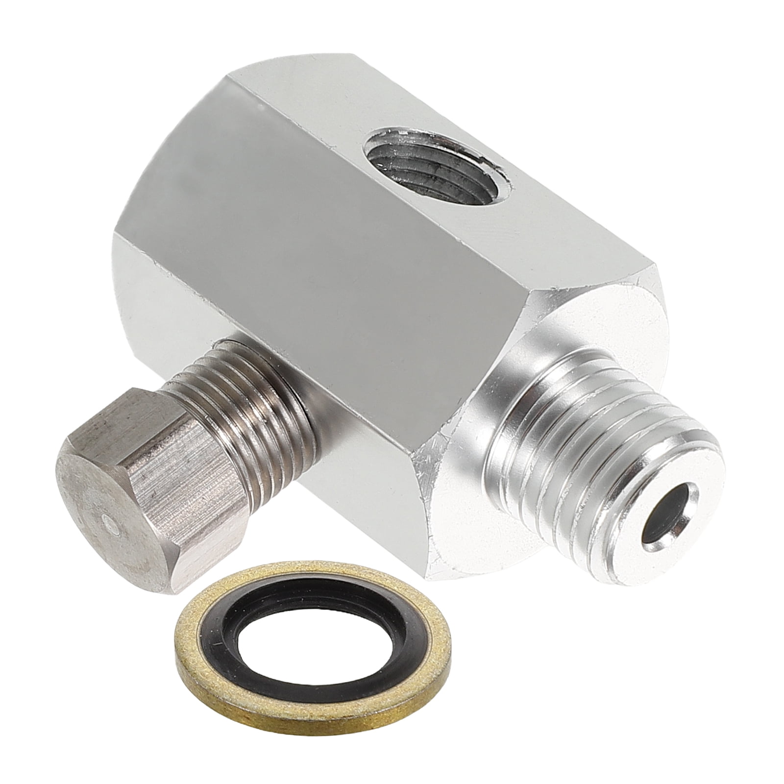 Conditioning Connector Oil Adapter Aluminum Alloy Quick - Walmart.com