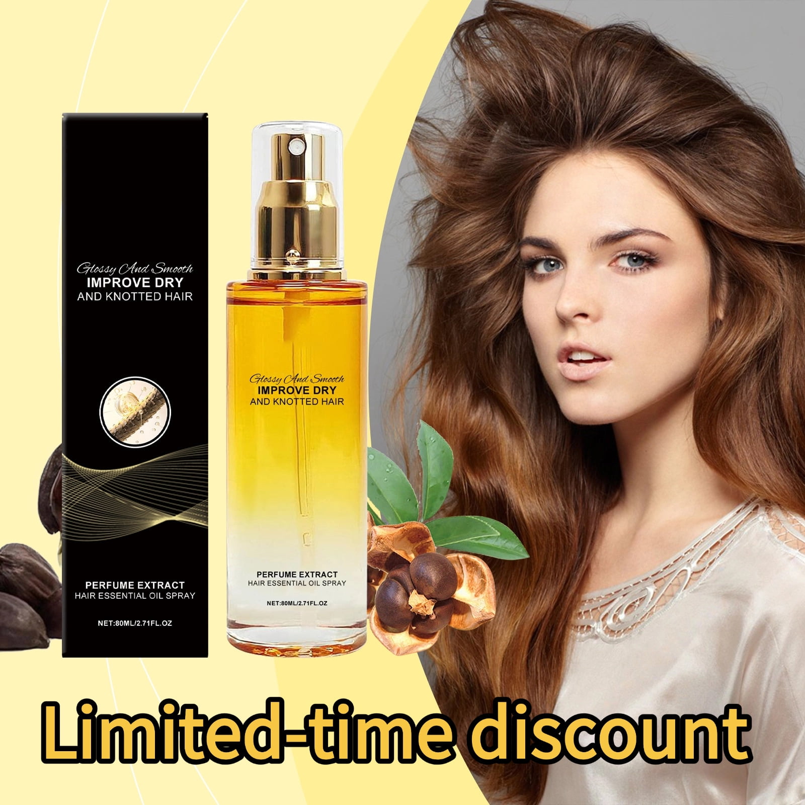 Conditioning Oil Spray Scalp & Hair Strengthener Leave-ln Conditioner ...