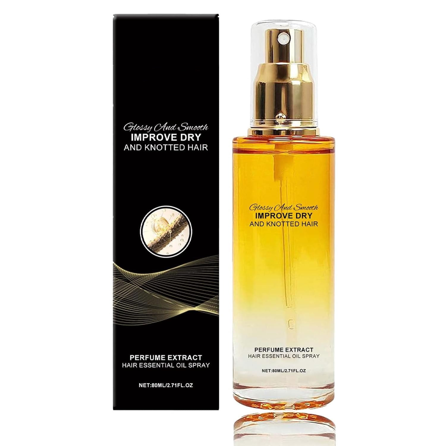 Conditioning Oil Spray Scalp & Hair Strengthener Leave-ln, Scented Hair ...