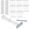 CondoMounts Elephant Metal Stud Anchors 200lbs Drywall Anchor 50 Pack ...