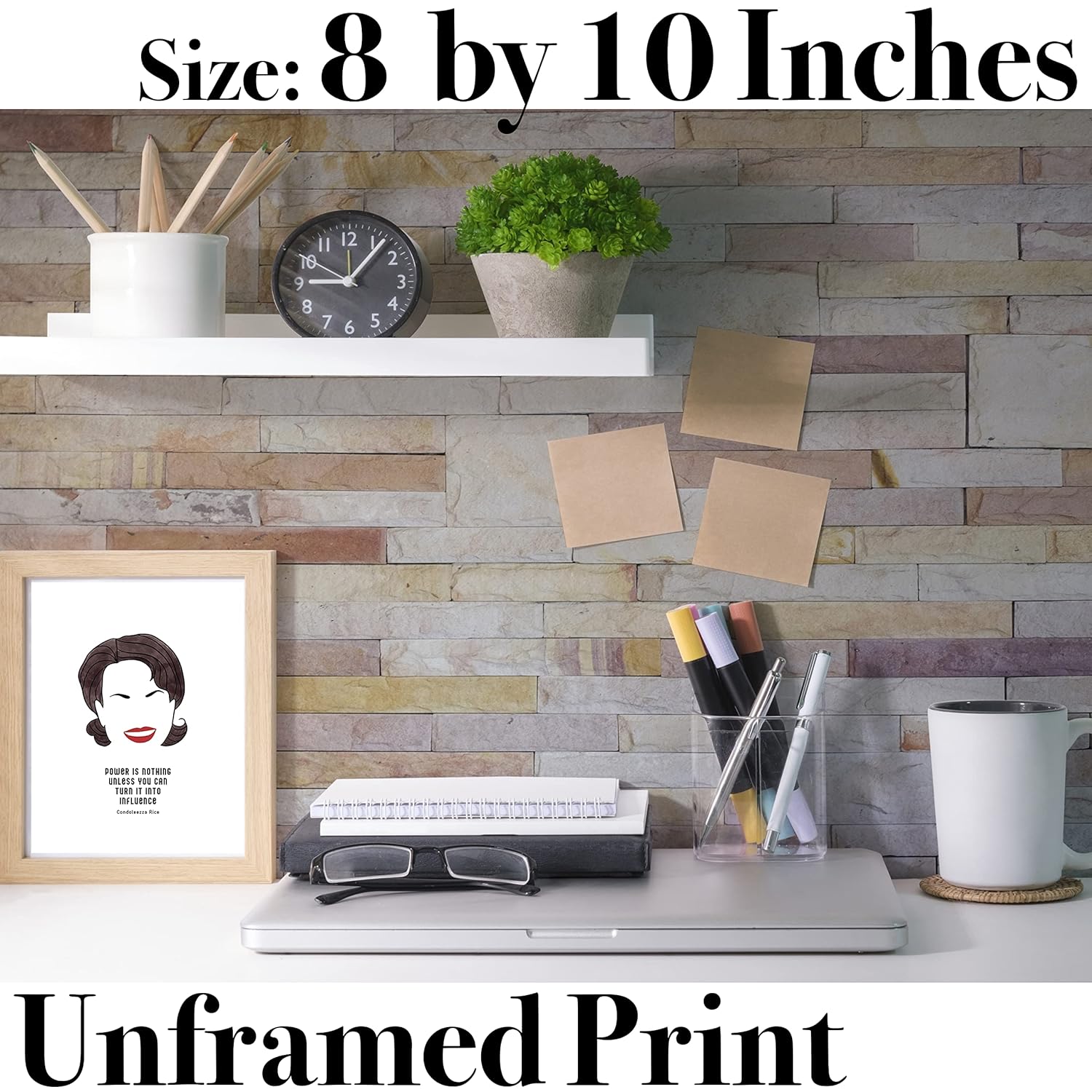 Condoleeza Rice Quotes Wall Art Poster - Wall Decor for Bedroom Posters ...