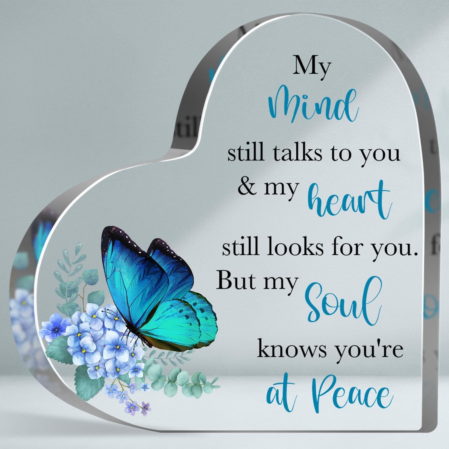 Condolence Gifts for Loss of Loved One, Loss of Loved One Acrylic Sign ...