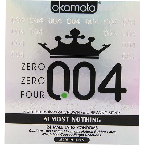 Condoms 004 Condoms, 24 Count,24 Count (Pack Of 1),Natural - Walmart.com