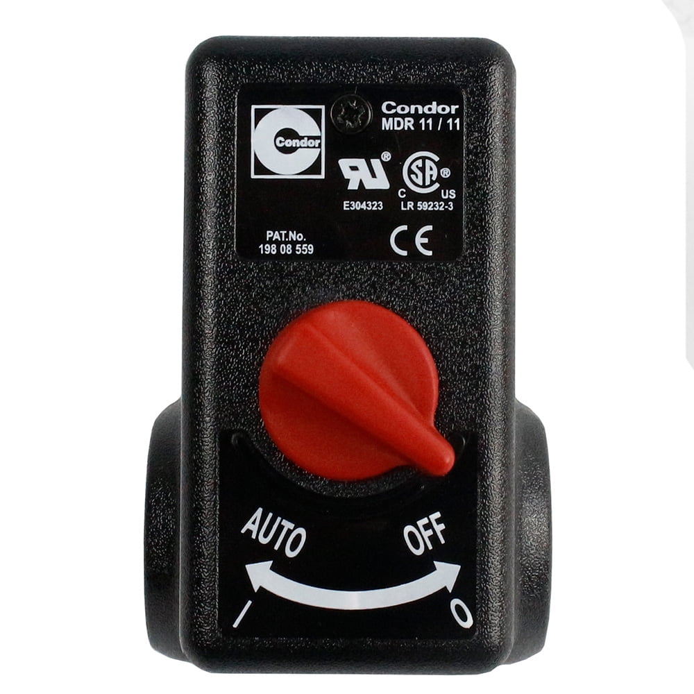 Condor 1/4" FNPT 4-Port Square Air Pressure Switch MDR 11 160/200 PSI ...
