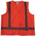 Condor 491R84 Safety Vest,Orange/Red,3Xl,Hook-Andloop - Walmart.com