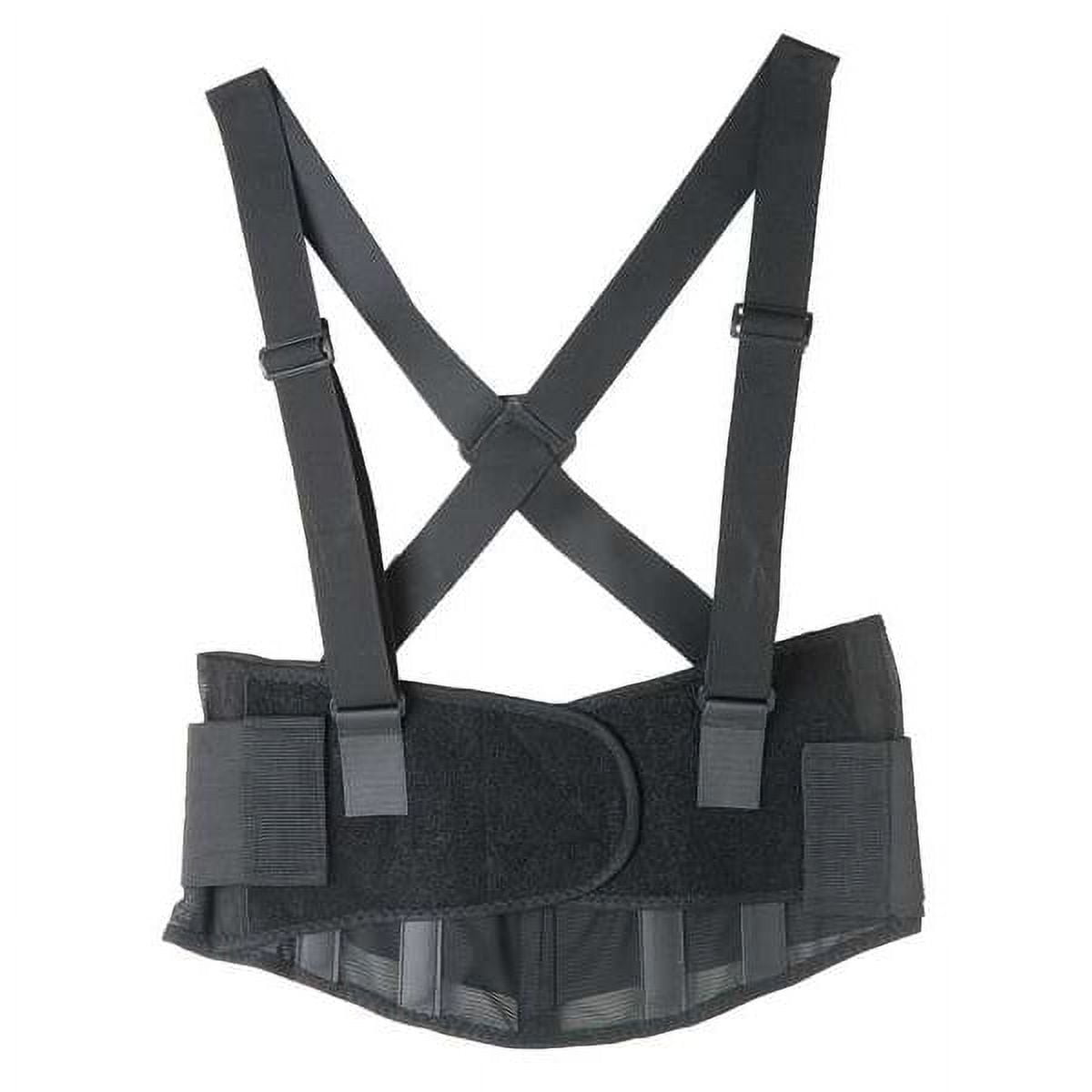 Condor Back Support w/Stay,Black,Polyester,XL 5T542 - Walmart.com