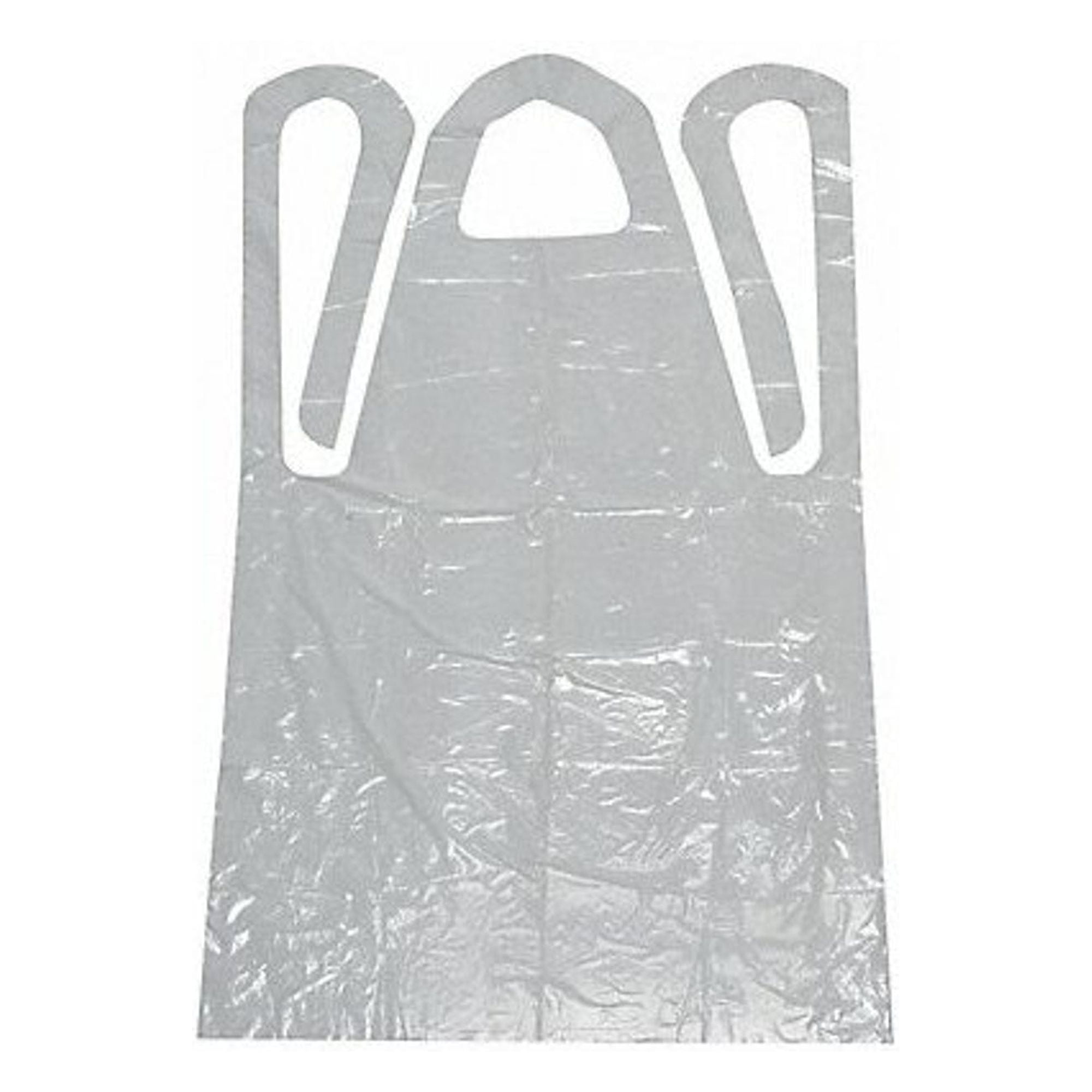 Condor Bib Apron,Uni,White,Polyethylene,PK100 5T316 - Walmart.com