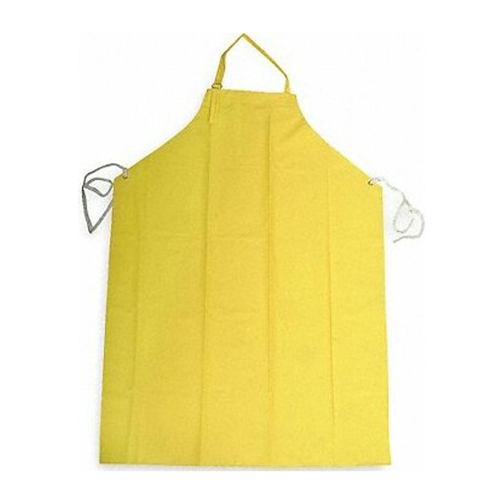 Condor Bib Apron, Nylon/PVC, Yellow, 45 in, Universal 1N872 - Walmart.com