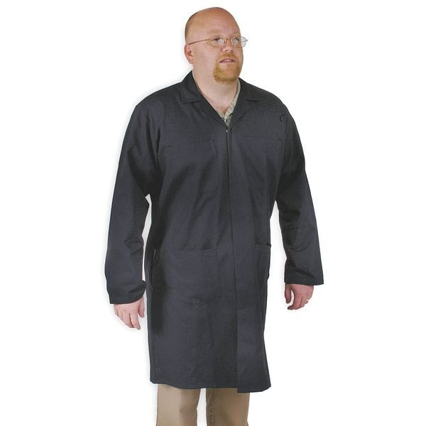 Condor Collared Shop Coat,Male,S,Navy 4TWF2 - Walmart.com