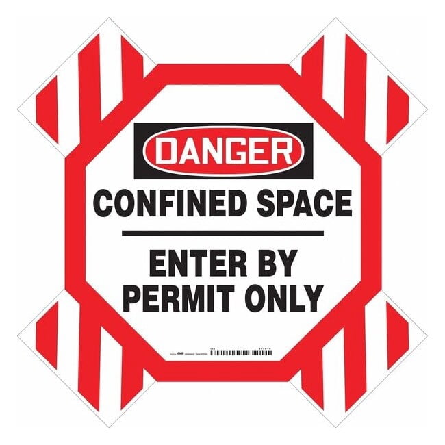 Condor Danger Sign,42" W,42" H,0.250" Thickness, 487D79 487D79 ...