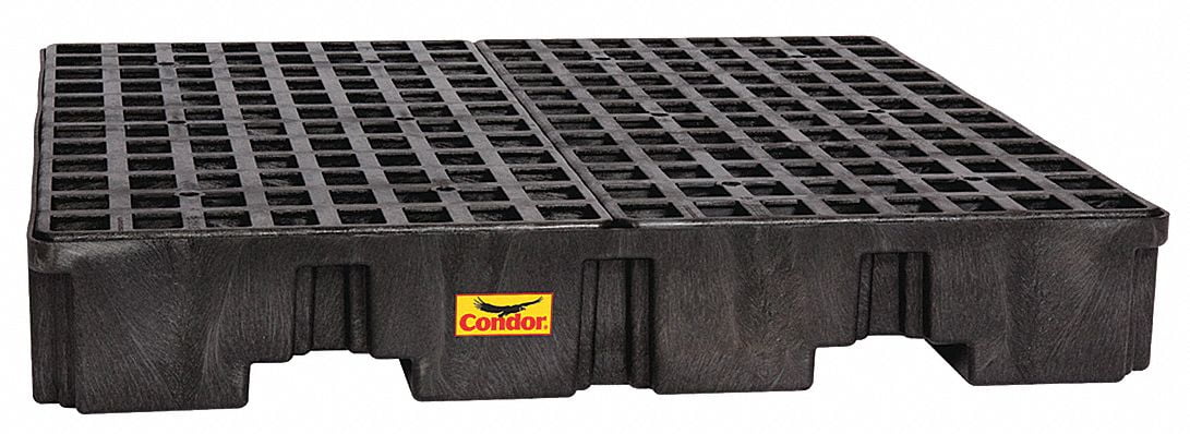 Condor Drum Spill Containment Pallet,8000 lb. 1645BNDC - Walmart.com