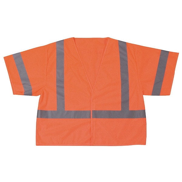 Condor XL Class 3 High Visibility Vest, Orange 1YAR4 - Walmart.com
