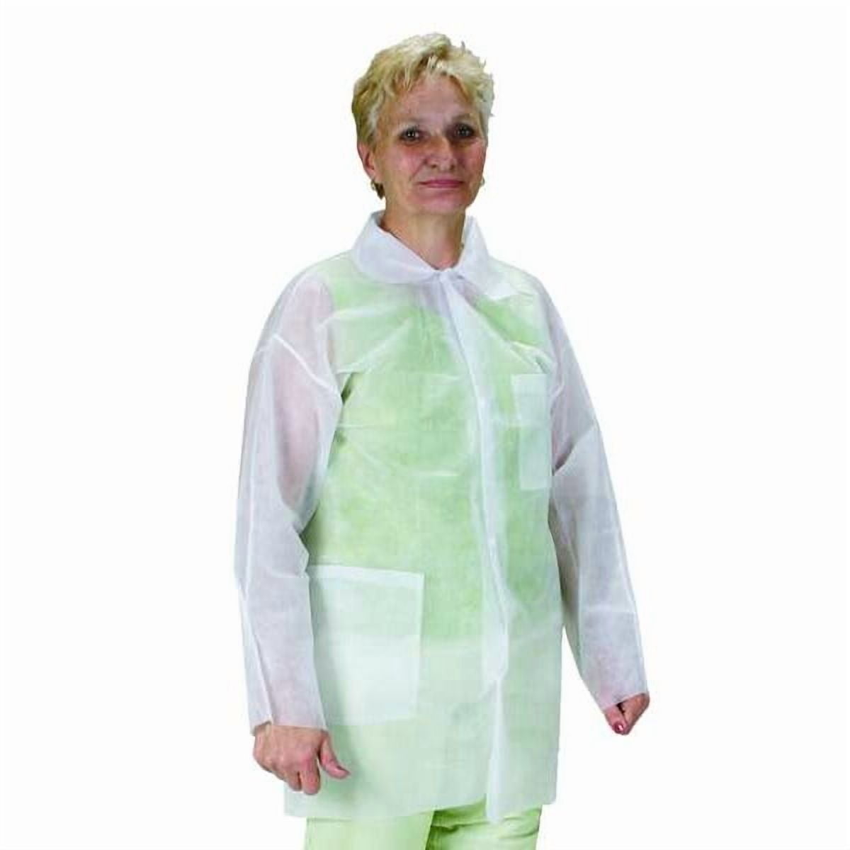 Condor Lab Coat,4XL,White,PP,PK25 2KTT6 - Walmart.com