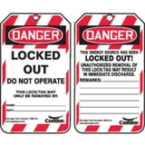 Condor Lockout Tag,3-1/4 in.Wx5-3/4 in. H,PK10 48RU16 - Walmart.com