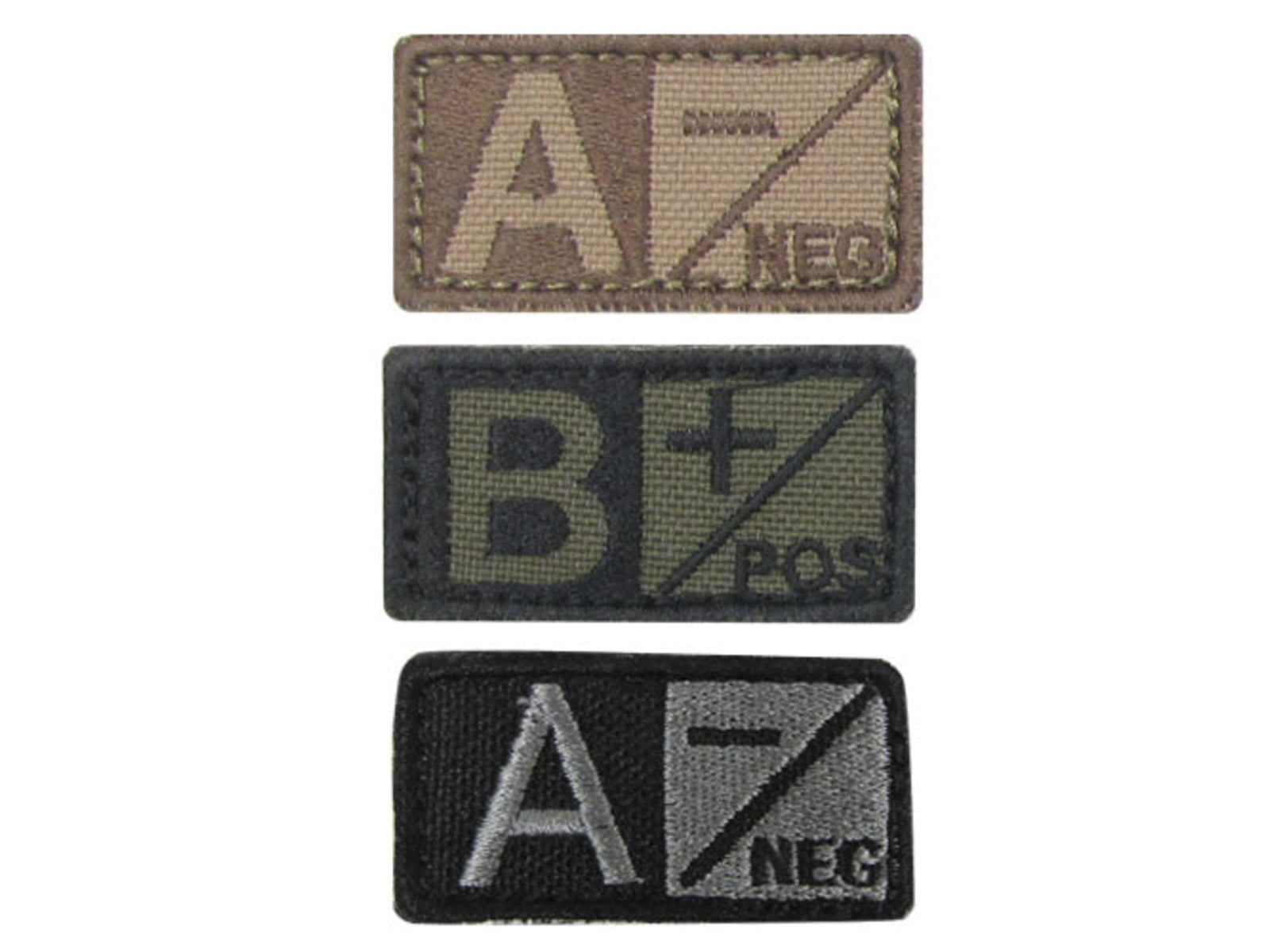 Condor Outdoor Blood Type Patch 6 Pcs/Pack, Apos, Coyote Brown ...