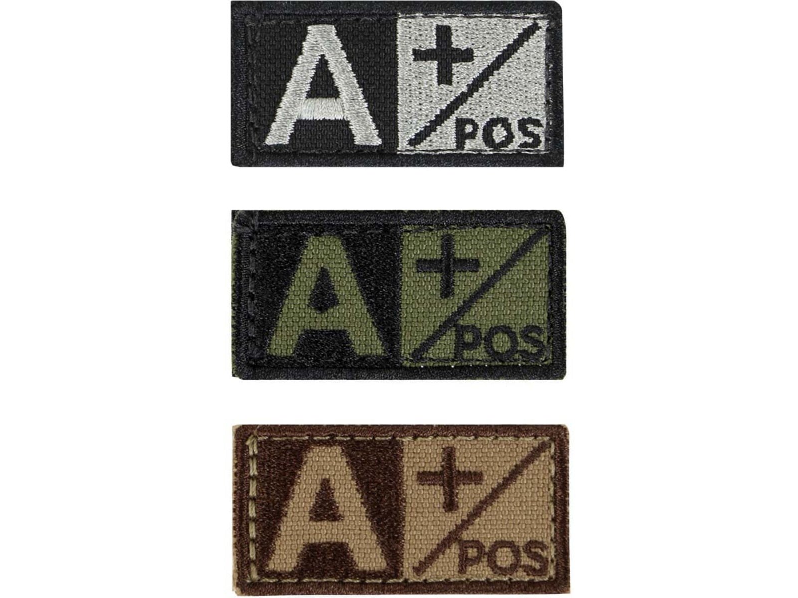 Condor Outdoor Blood Type Patch 6 Pcs/Pack, Apos, Foliage/Black, -7 ...