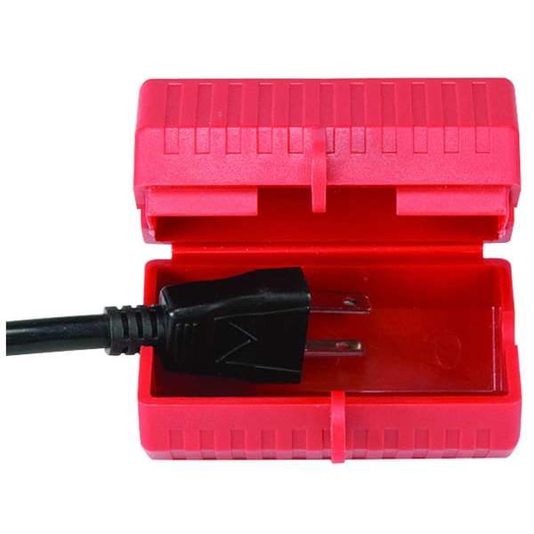 Condor Plug Lockout,Red,Plastic,1 Padlock 48KV17 - Walmart.com