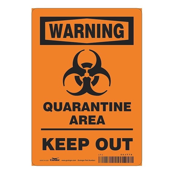 Quarantine Area Sign Printable