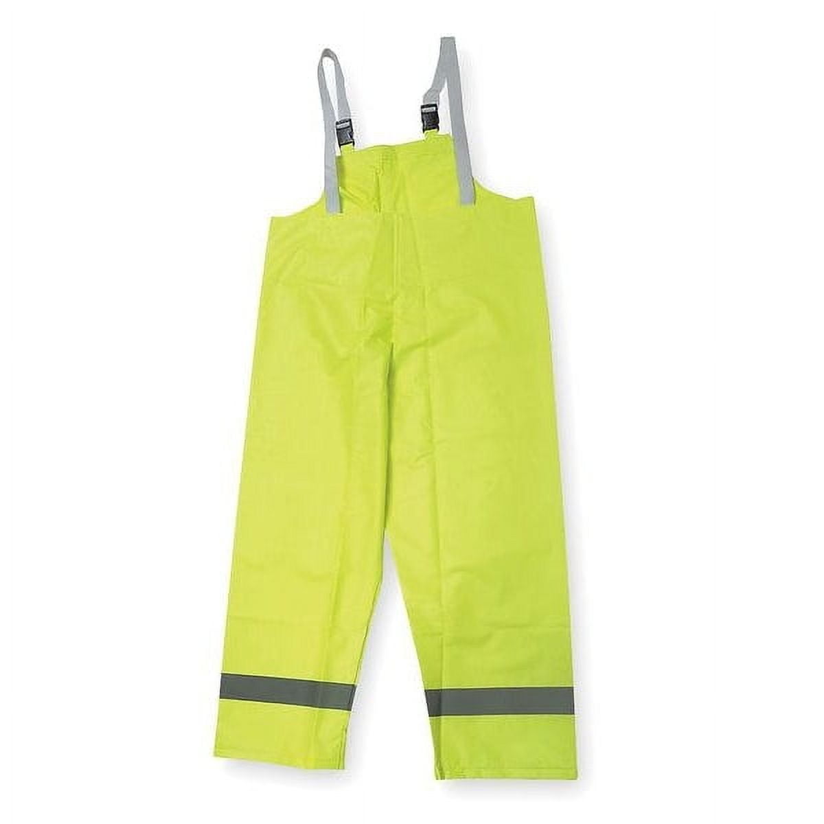Condor Rain Bib Overall,Class E,Ylw/Grn,4XL 1FBA7 - Walmart.com