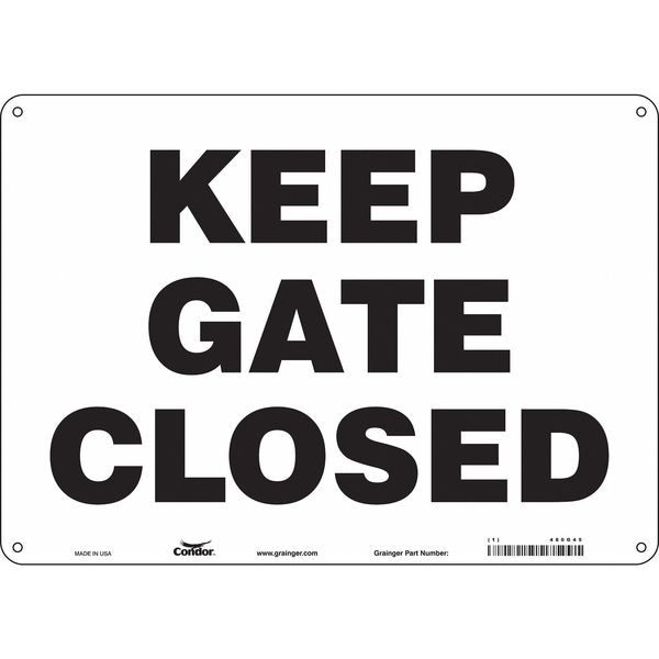 Condor Safety Sign,10 in x 14 in,Aluminum 480G45 - Walmart.com