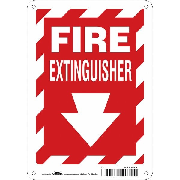 Condor Safety Sign,10 in x 7 in,Polyethylene 469W05 - Walmart.com