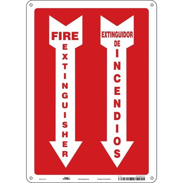 Condor Safety Sign,14 in x 10 in,Vinyl 470A76 - Walmart.com