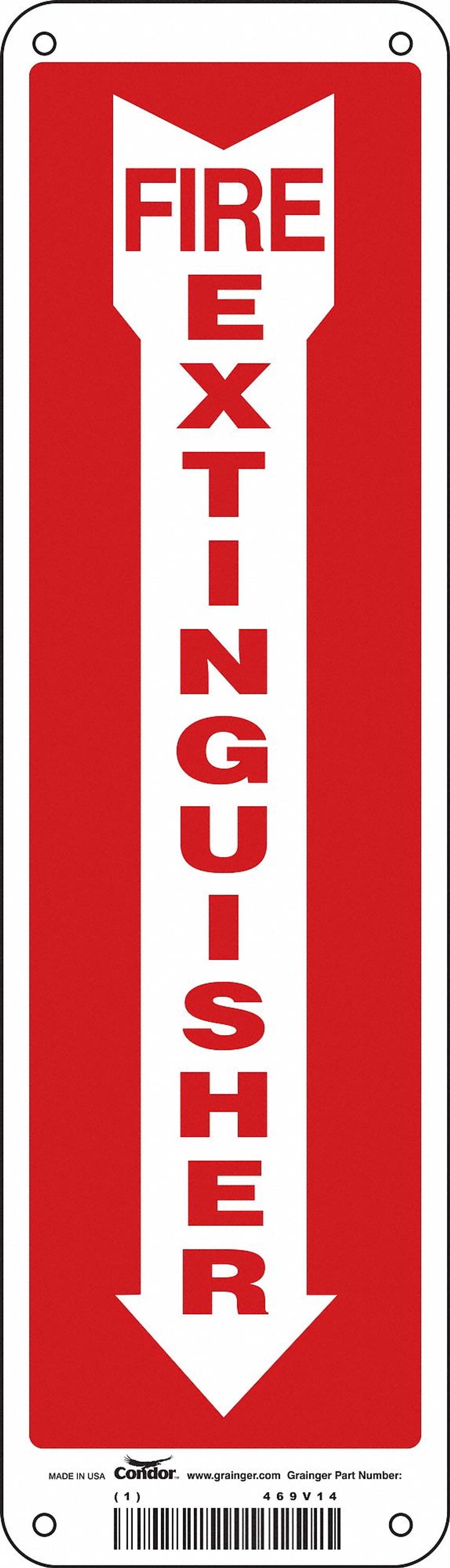 Condor Safety Sign,14 in x 4 in,Aluminum 469V14 469V14 ZO-G5599671 ...