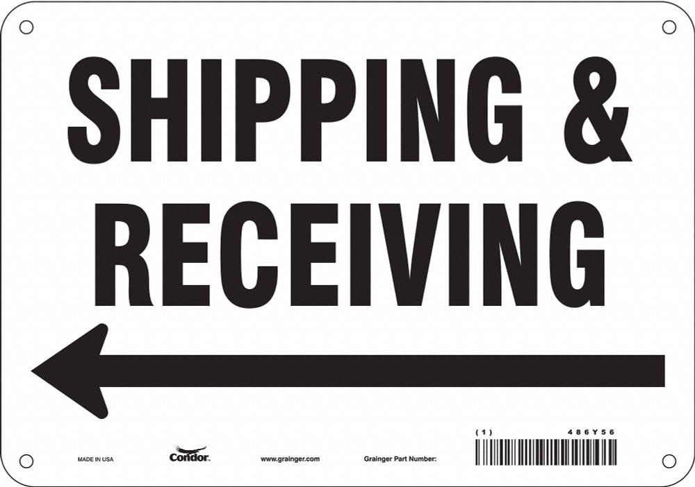 Condor Safety Sign,7 in x 10 in,Aluminum 486Y56 486Y56 ZO-G6266519 ...